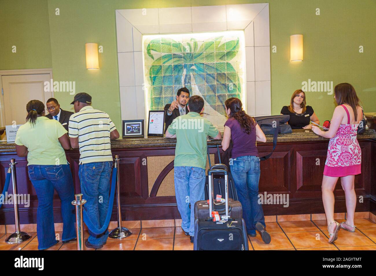 Florida hotel desk hi-res stock photography and images - Alamy