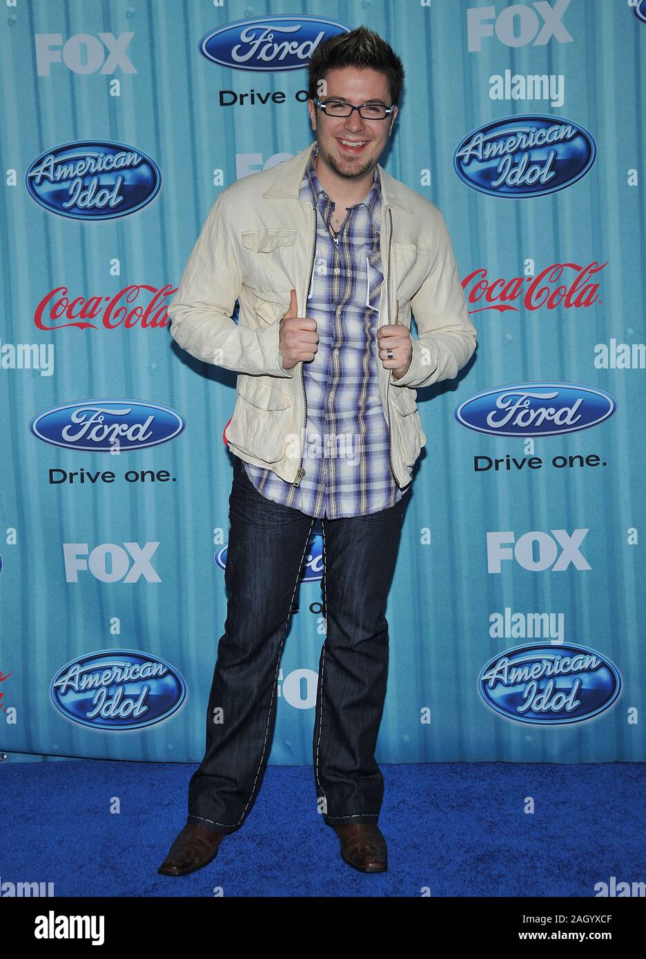 Danny Gorkey - American Idol Top 12 Party at the AREA club in Los ...