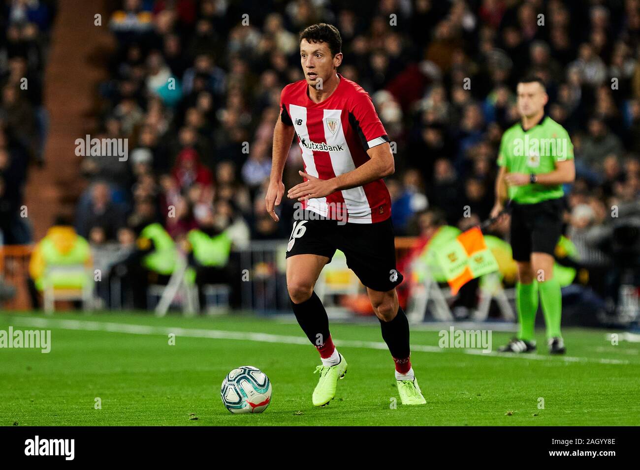 Madrid, Spain. 22nd Dec, 2019. Mikel Vesga of Athletic Club seen in ...