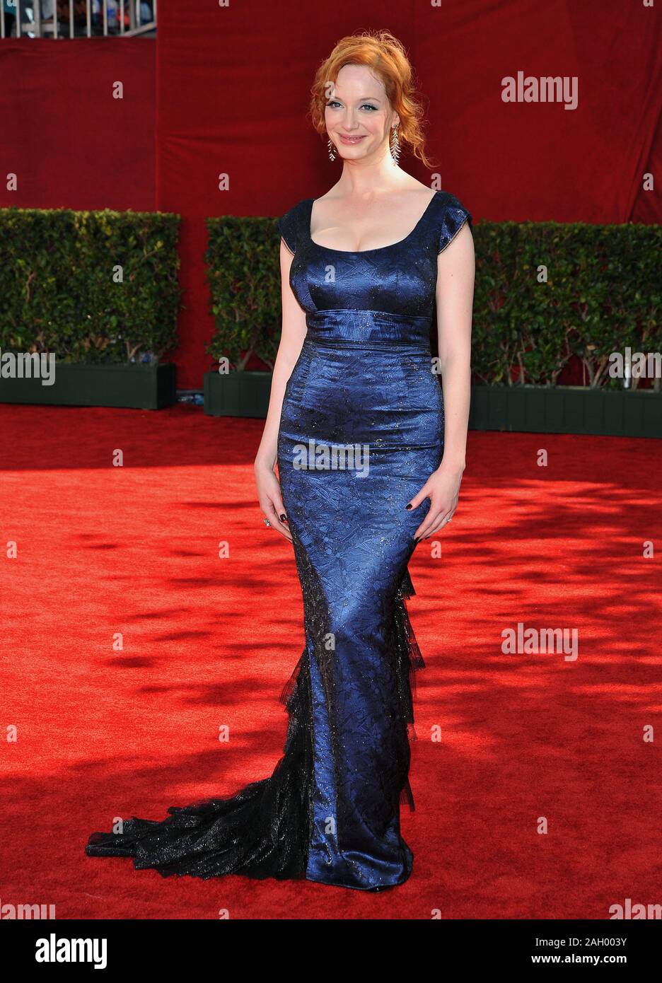 Christina Hendricks- 61st Primetime EMMY Awards at the Nokia Theatre In ...