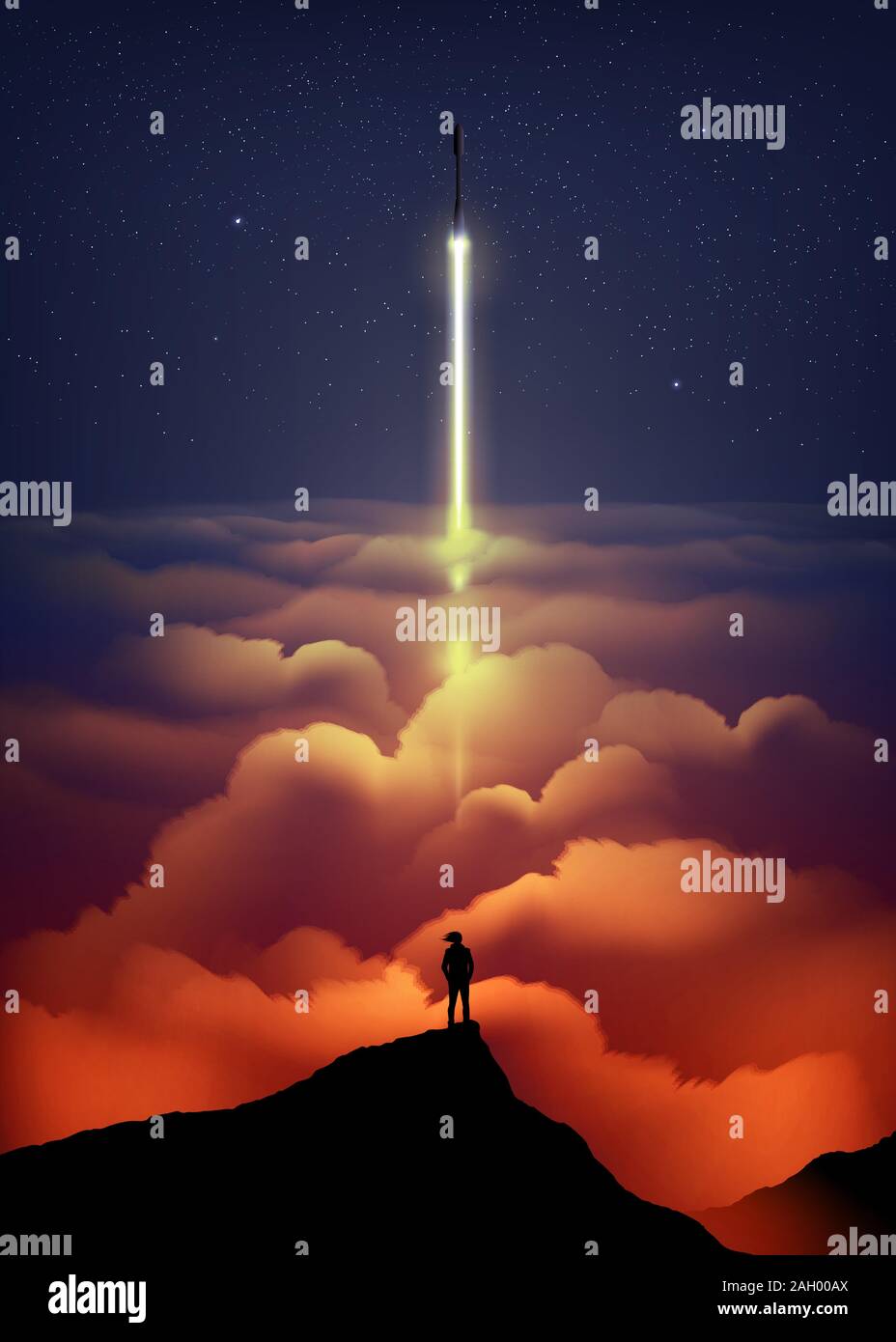 Exploration man Stock Vector Images - Alamy