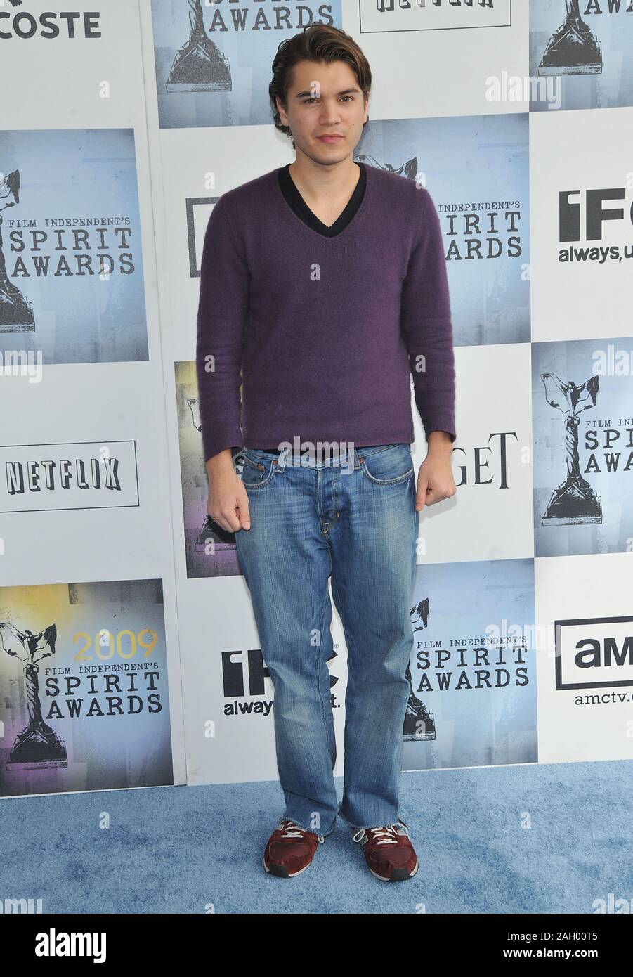 Emile Hirsch - Independent Spirit Awards on the Santa Monica Beach In ...