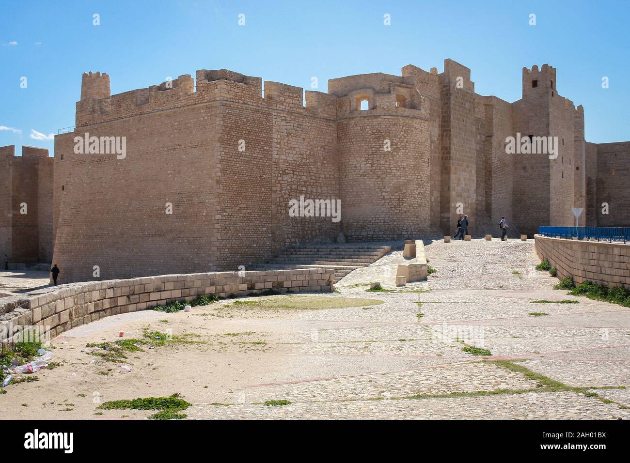 Ribat tower seen from the distance. This sprawling & well-preserved 8th ...