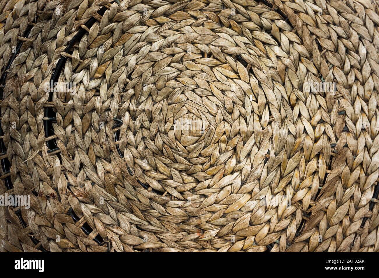 Striped woven rope braided texture background Stock Photo - Alamy