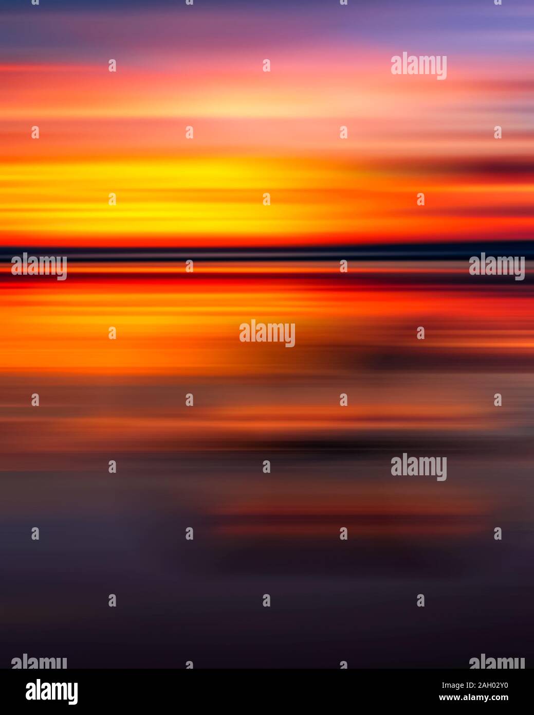 The colors of the sunset in my way of art Stock Photo - Alamy