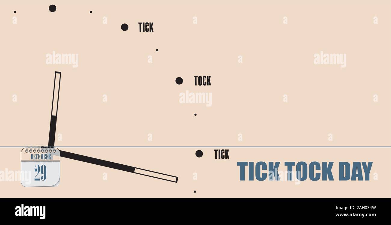 Tick tock day Stock Vector Images - Alamy