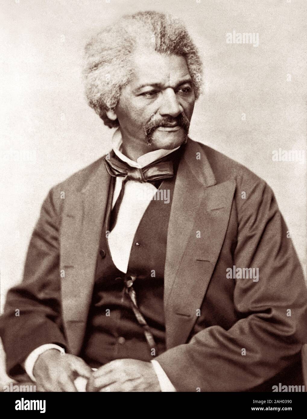 Frederick Douglass (1818-1895) was an African-American escaped slave ...