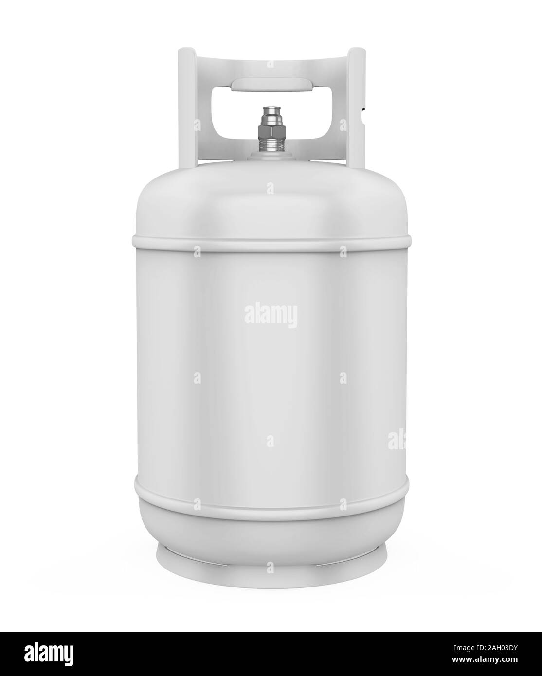 Gas Cylinder Isolated Stock Photo - Alamy