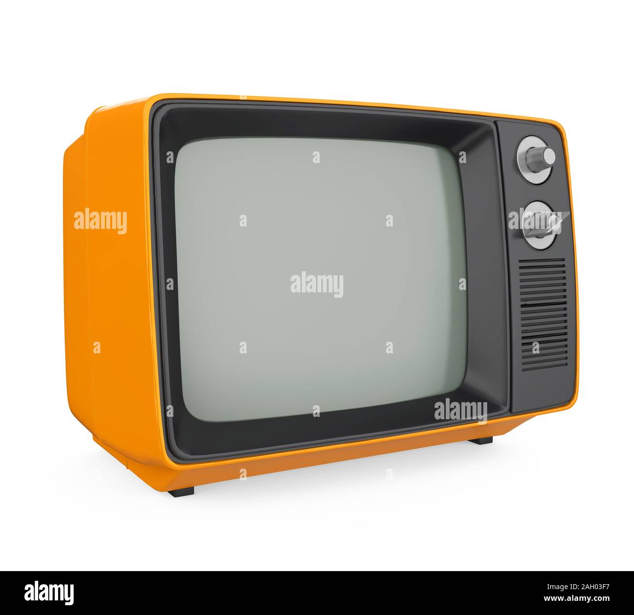 Vintage tv isolated 3d hi-res stock photography and images - Alamy