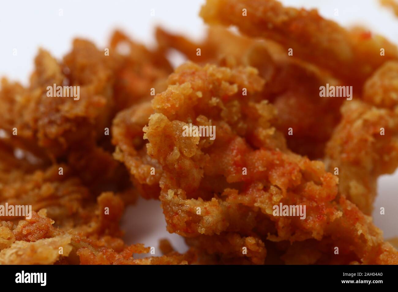 jamur goreng, crispy fried mushrooms isolated on white background Stock ...