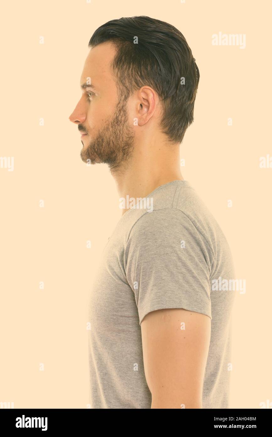 Person facing left hi-res stock photography and images - Alamy