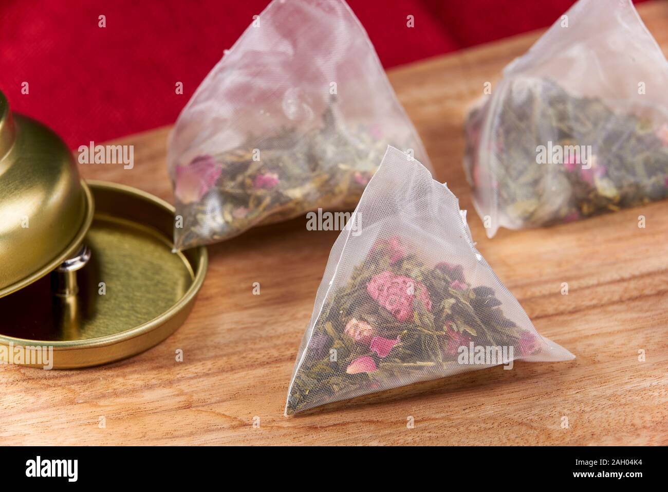 Packets of green tea hi-res stock photography and images - Alamy
