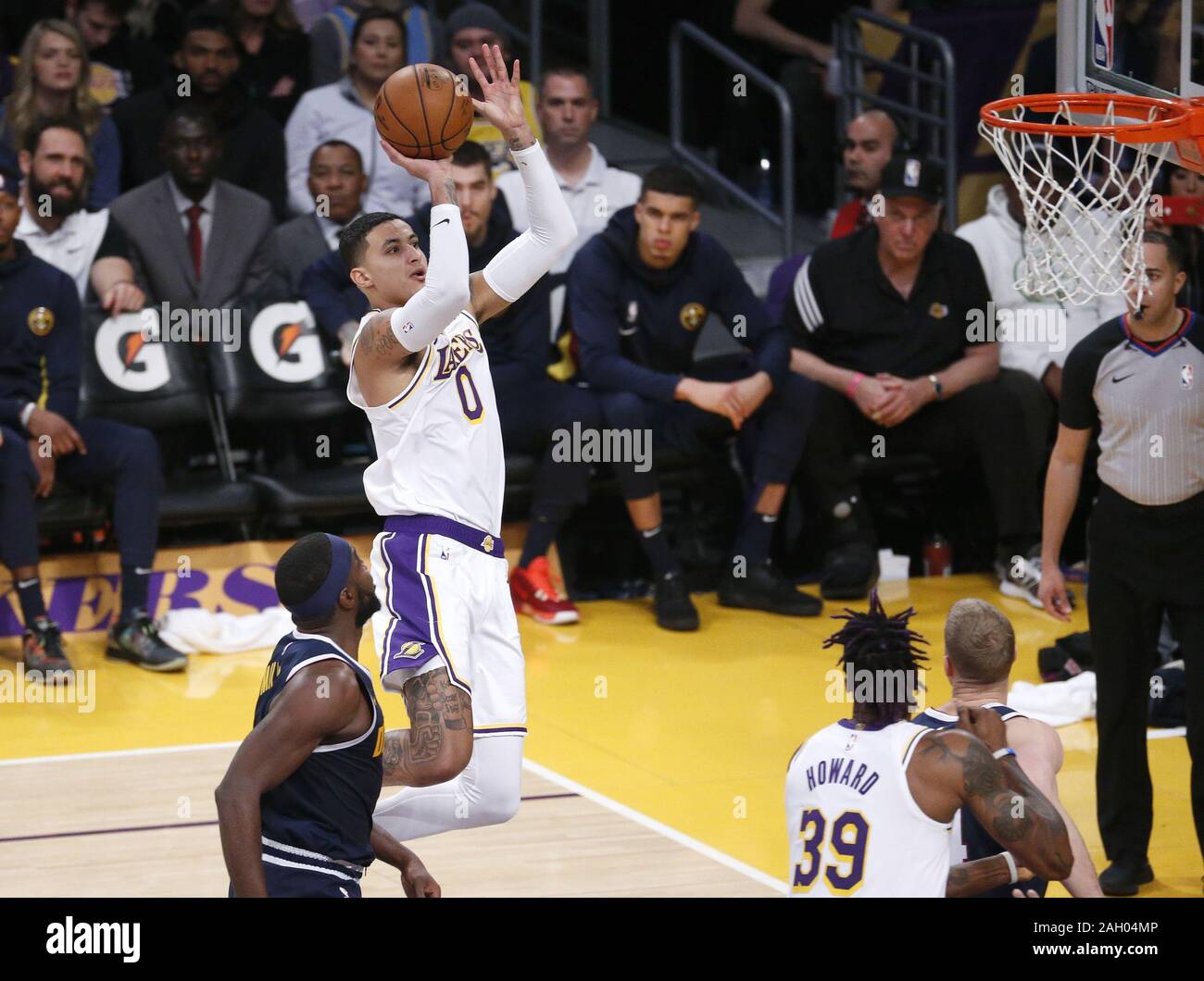 Los angeles lakers kyle kuzma hi-res stock photography and images - Alamy