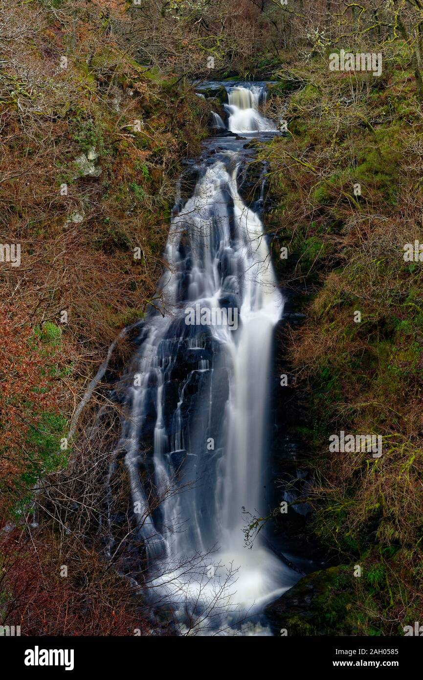 Black Spout waterfall, Pitlochry, Perthshire Stock Photo - Alamy