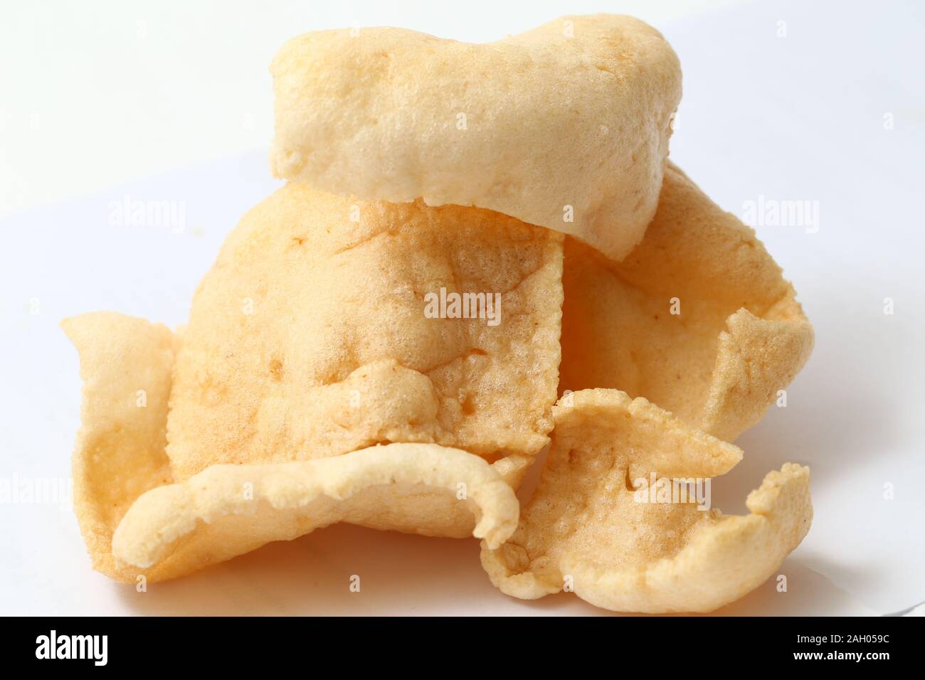 kerupuk is traditional crackers from Java Indonesia. kerupuk or ...