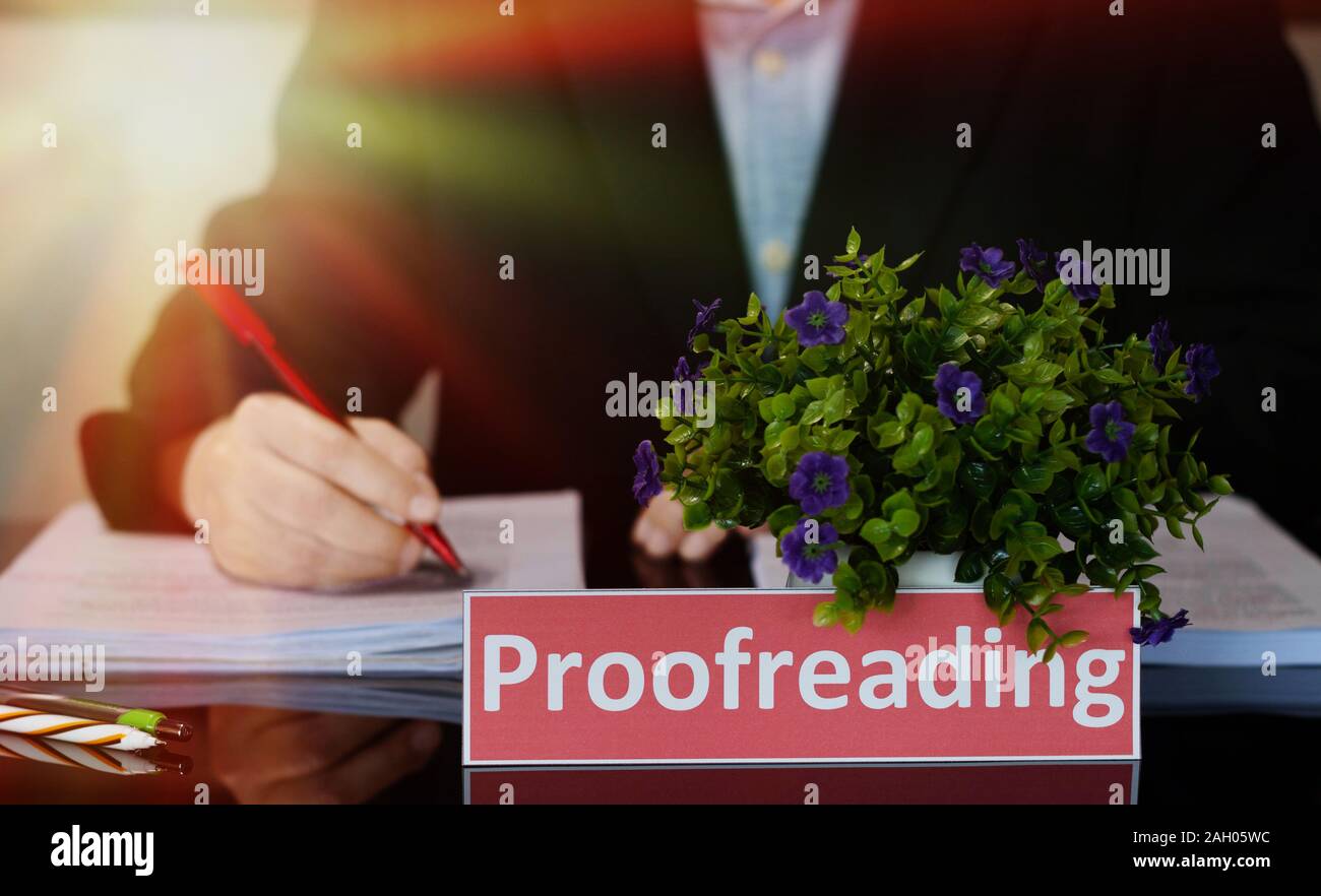 Proofreading marks hi-res stock photography and images - Alamy