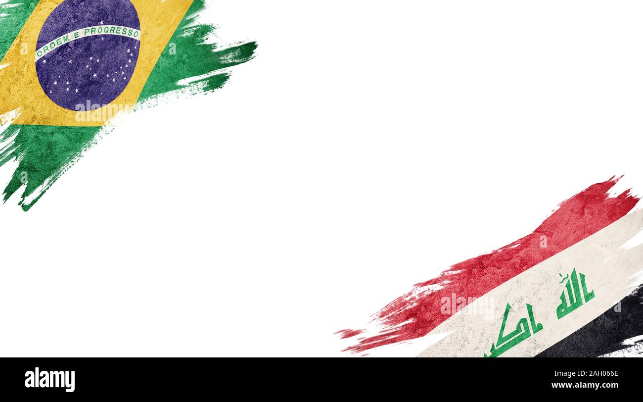 Iraq brazil flag hi-res stock photography and images - Alamy