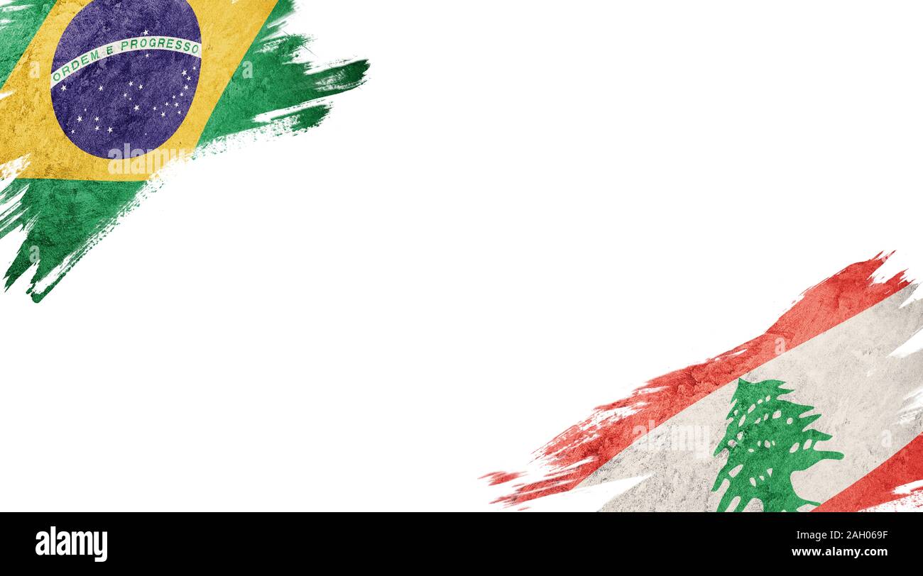 Lebanon brazil flag Cut Out Stock Images & Pictures - Alamy