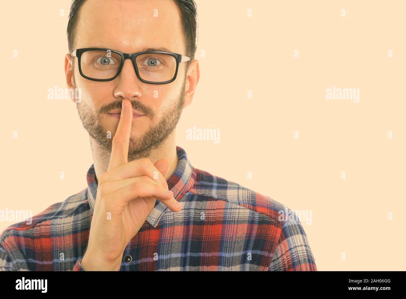 Close with finger hi-res stock photography and images - Alamy