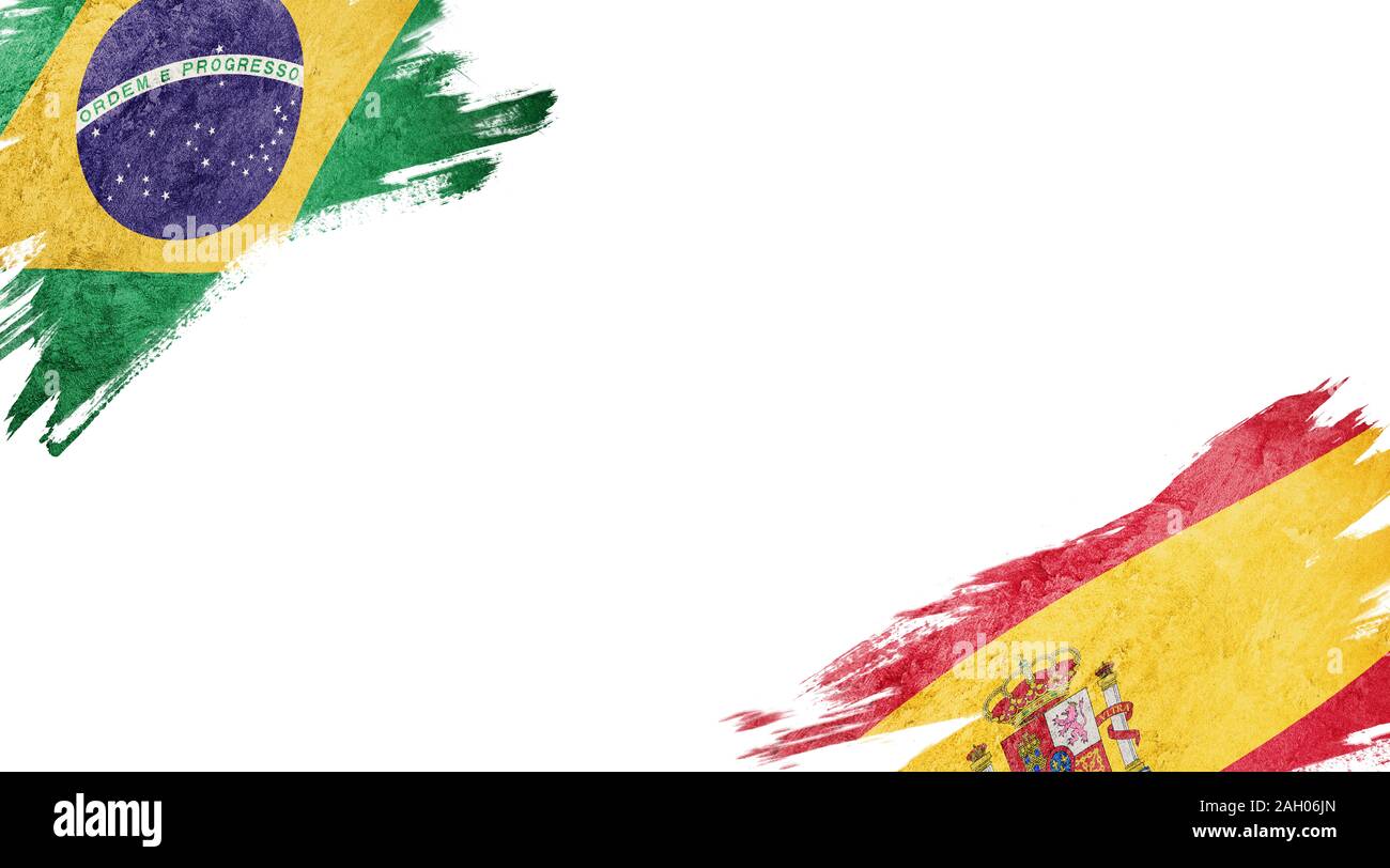 Brazil vs spain Cut Out Stock Images & Pictures - Alamy
