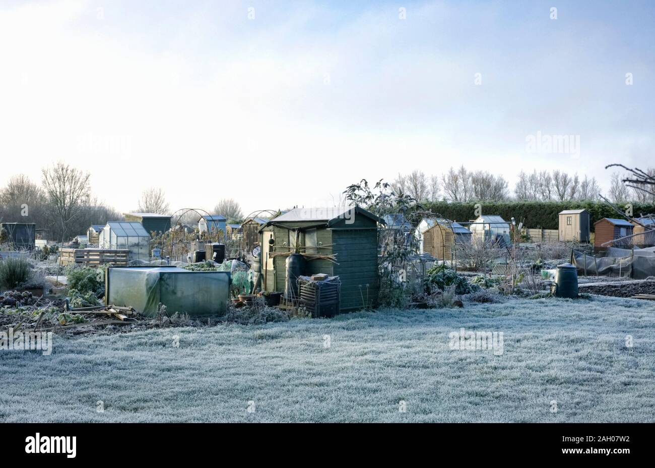 Allotment plots hi-res stock photography and images - Alamy