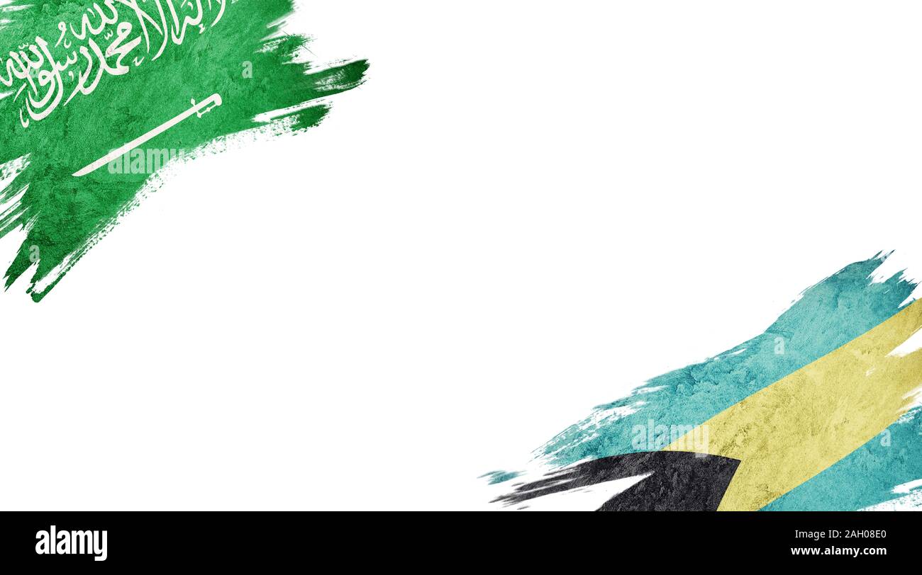 Bangladesh saudi arabia flag hi-res stock photography and images - Alamy