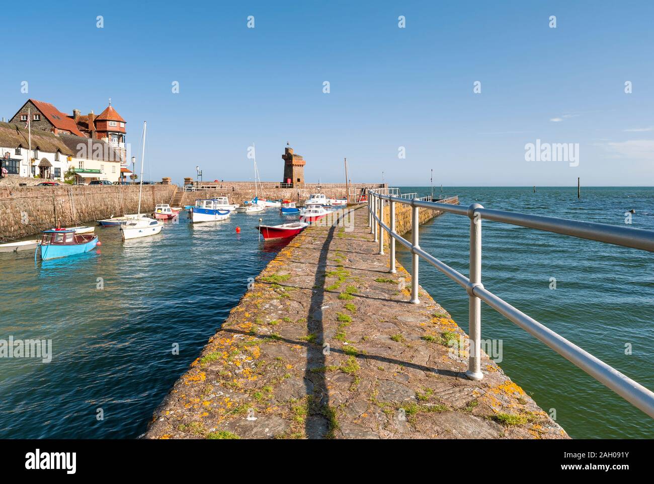 Lynmouth Harbour, Exmoor, North Devon , UK Stock Photo - Alamy