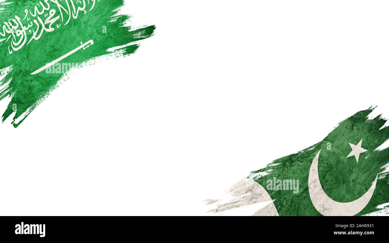 Pakistan saudi arabia flag hi-res stock photography and images - Alamy
