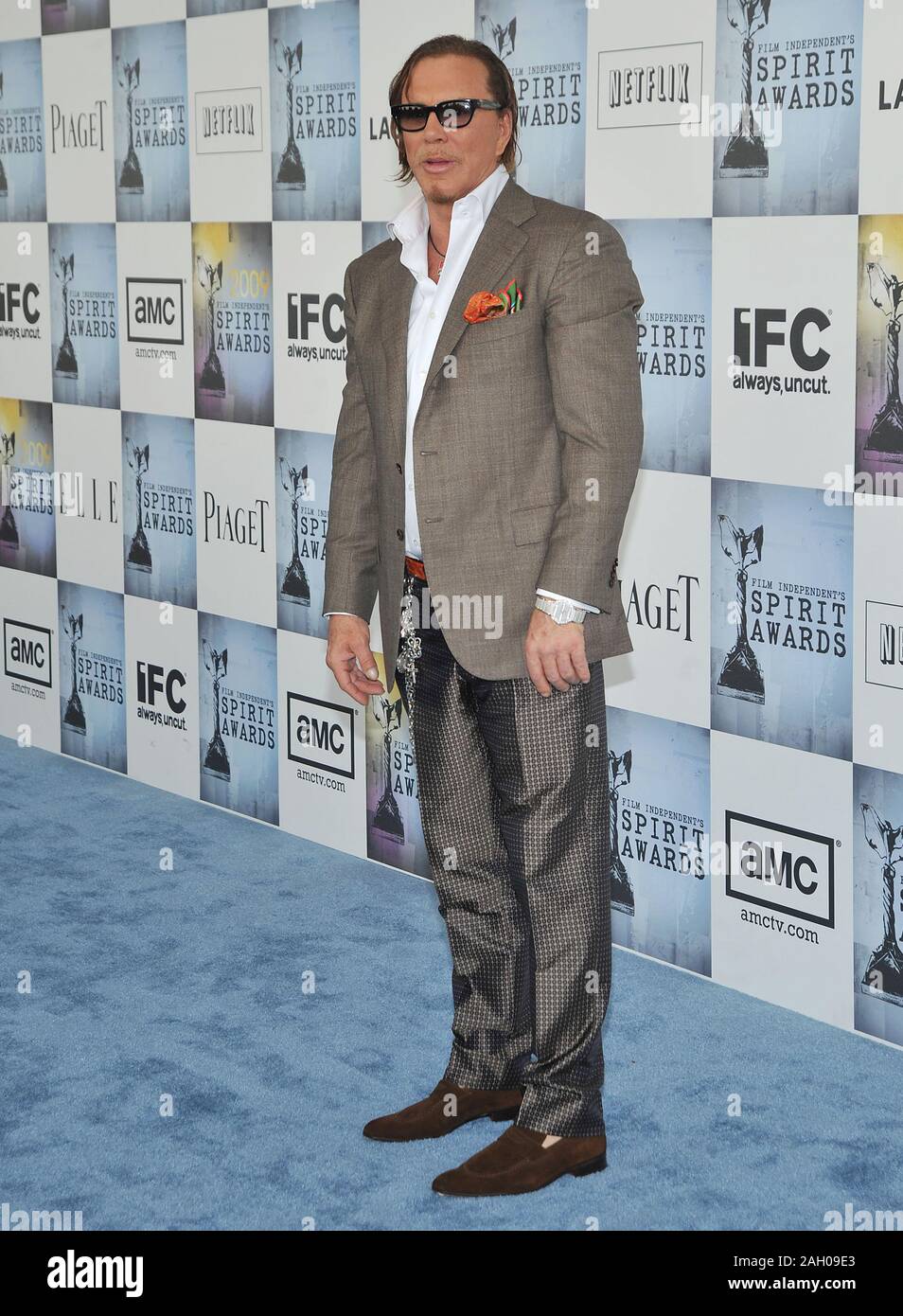 Mickey Rourke - Independent Spirit Awards on the Santa Monica Beach In ...
