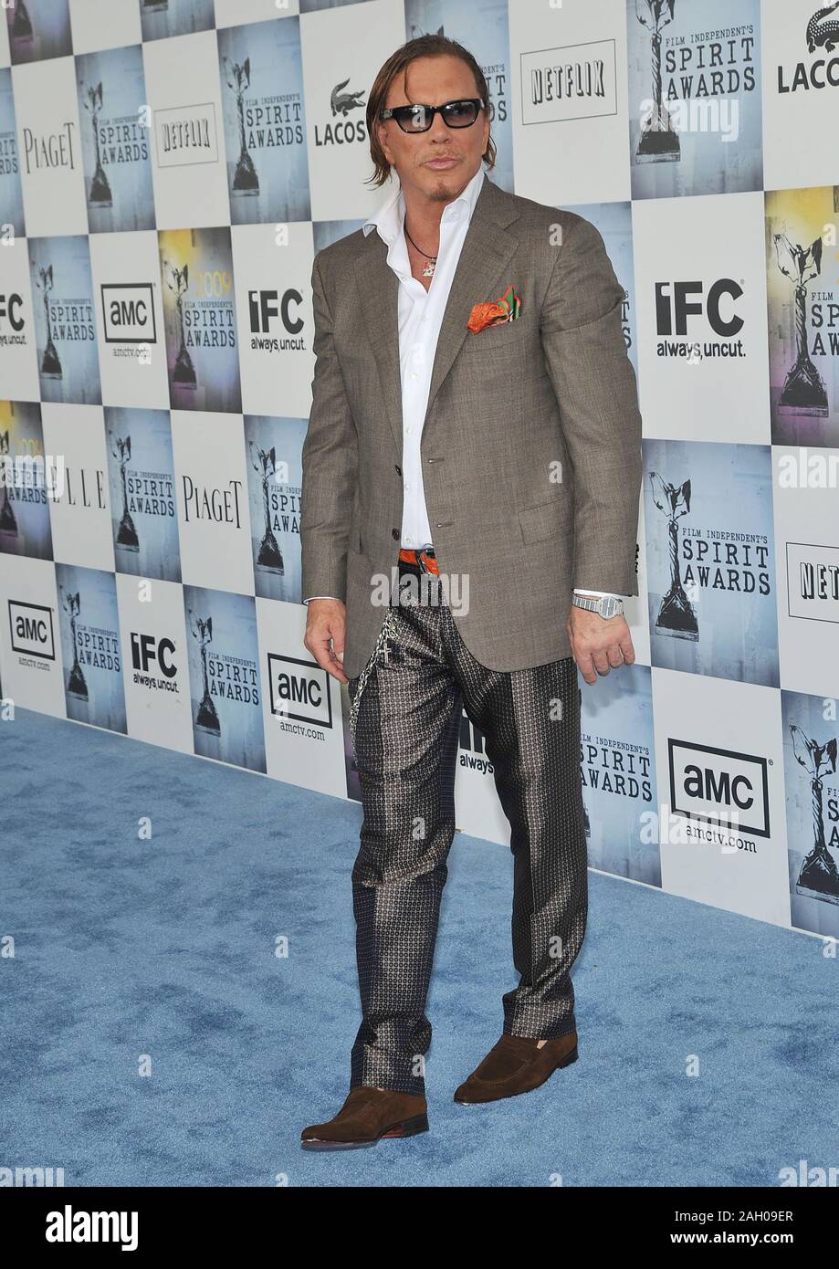 Mickey Rourke - Independent Spirit Awards on the Santa Monica Beach In ...