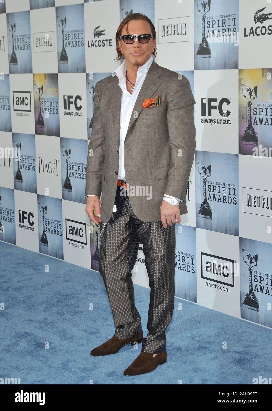 Mickey Rourke - Independent Spirit Awards on the Santa Monica Beach In ...