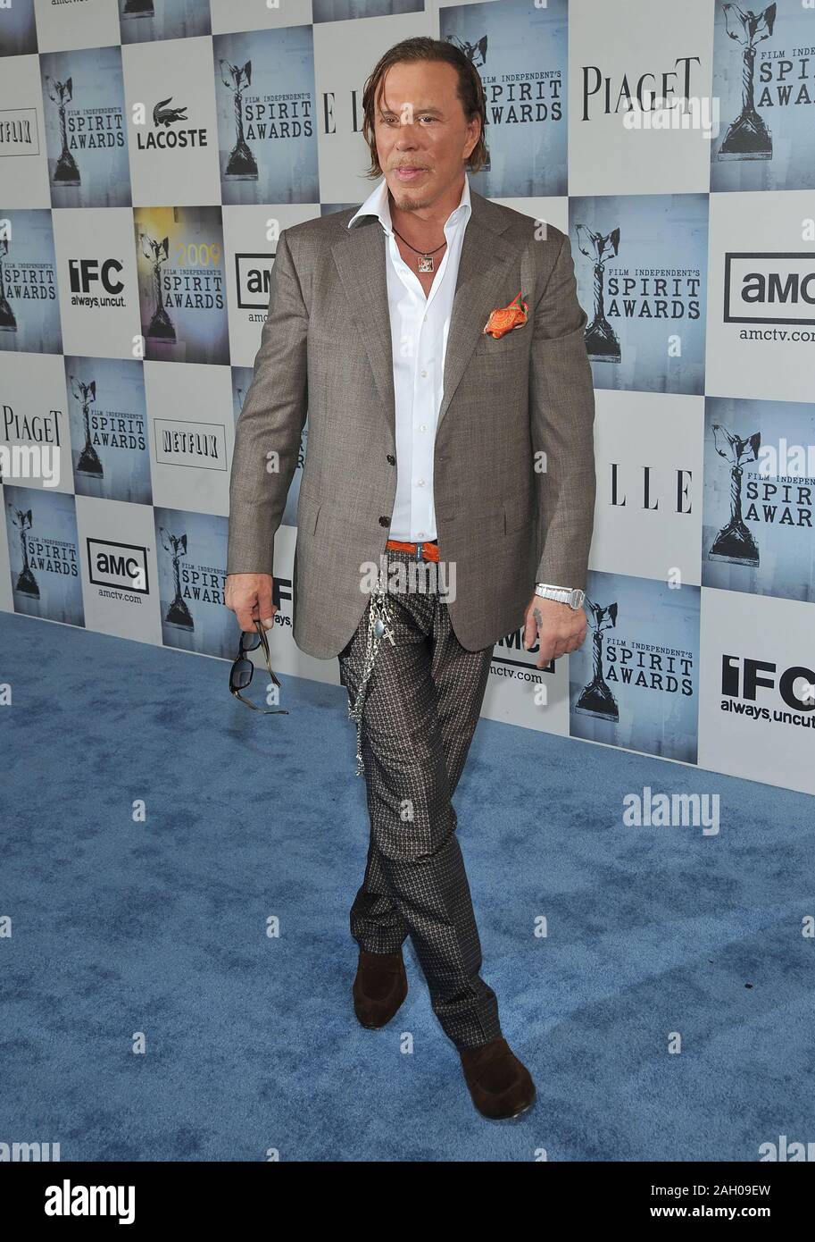Mickey Rourke - Independent Spirit Awards on the Santa Monica Beach In ...