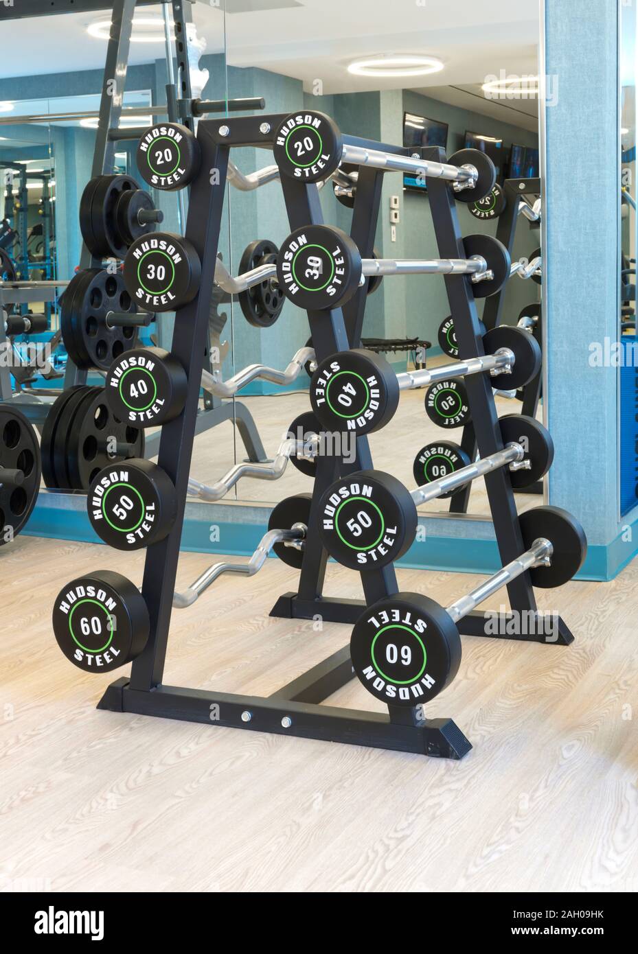 gym within hi end housing Stock Photo - Alamy