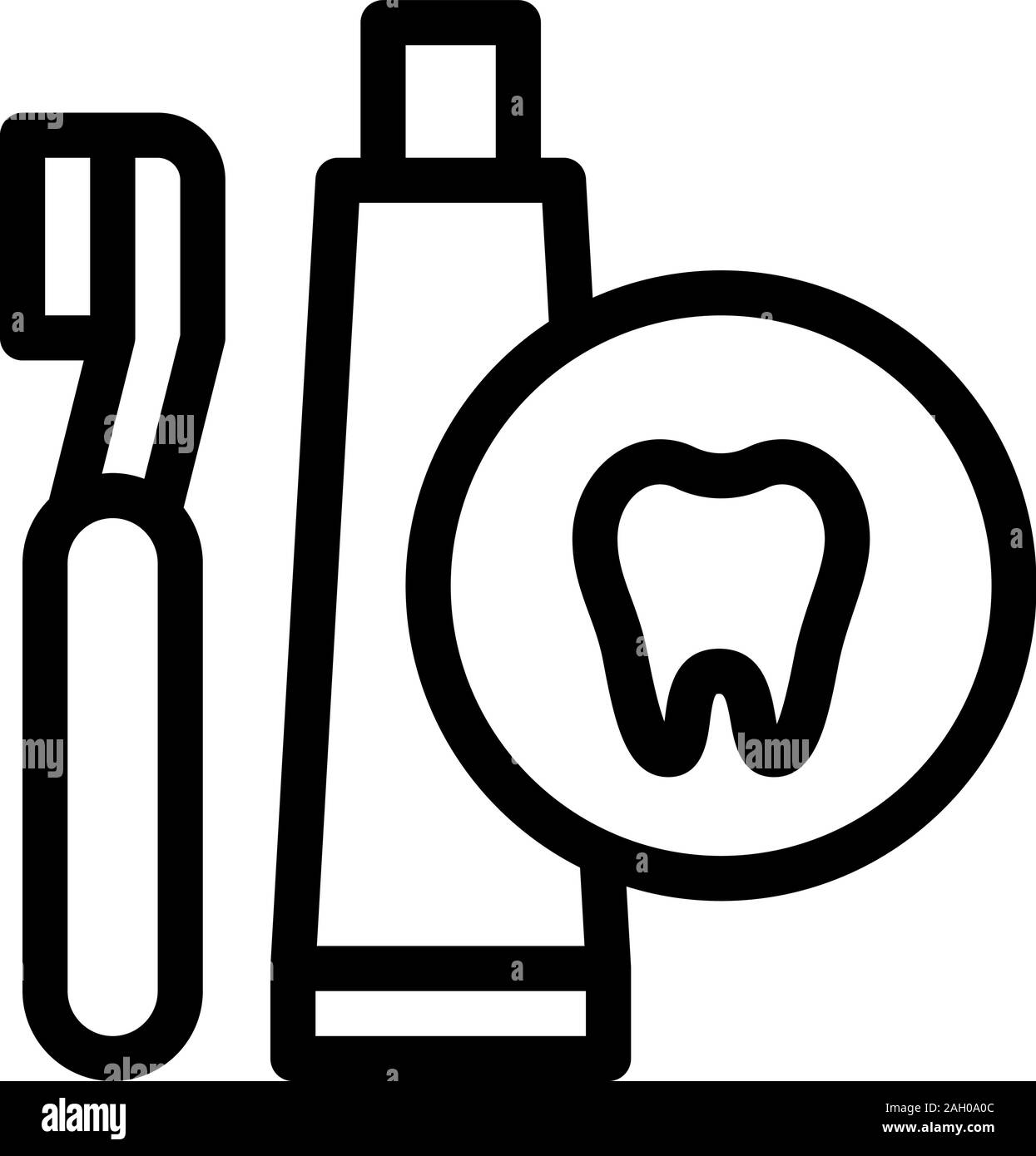 Toothbrush tablet Stock Vector Images - Alamy