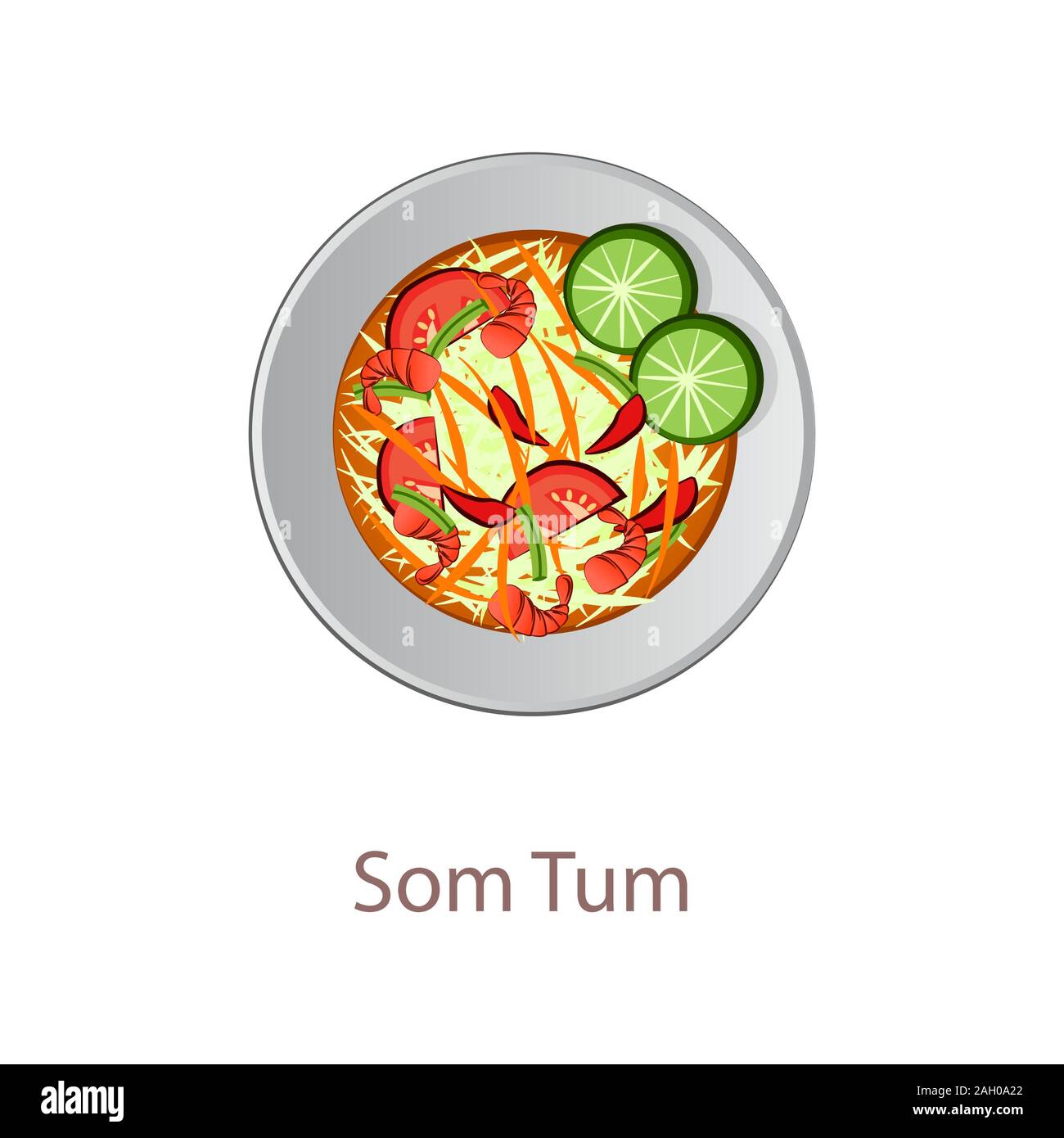 Salad main Stock Vector Images - Alamy