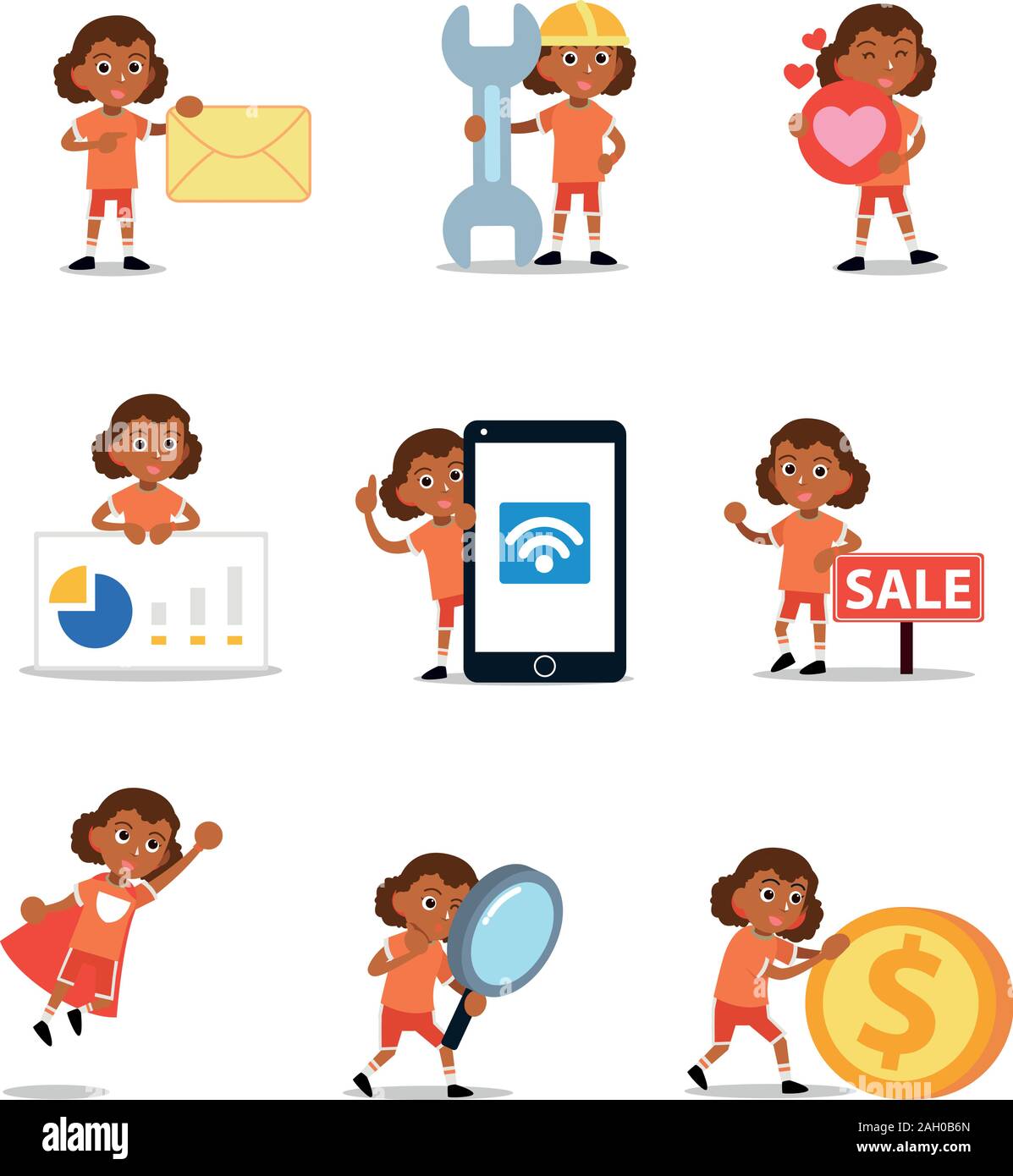 Business woman sport player Cut Out Stock Images & Pictures - Alamy