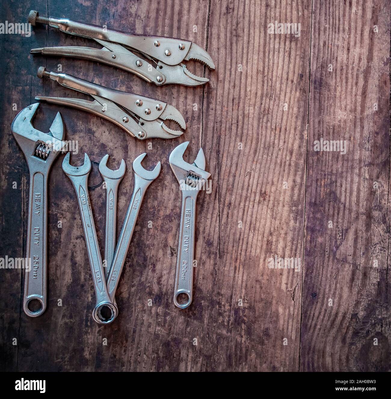 Various wrenches hi-res stock photography and images - Alamy