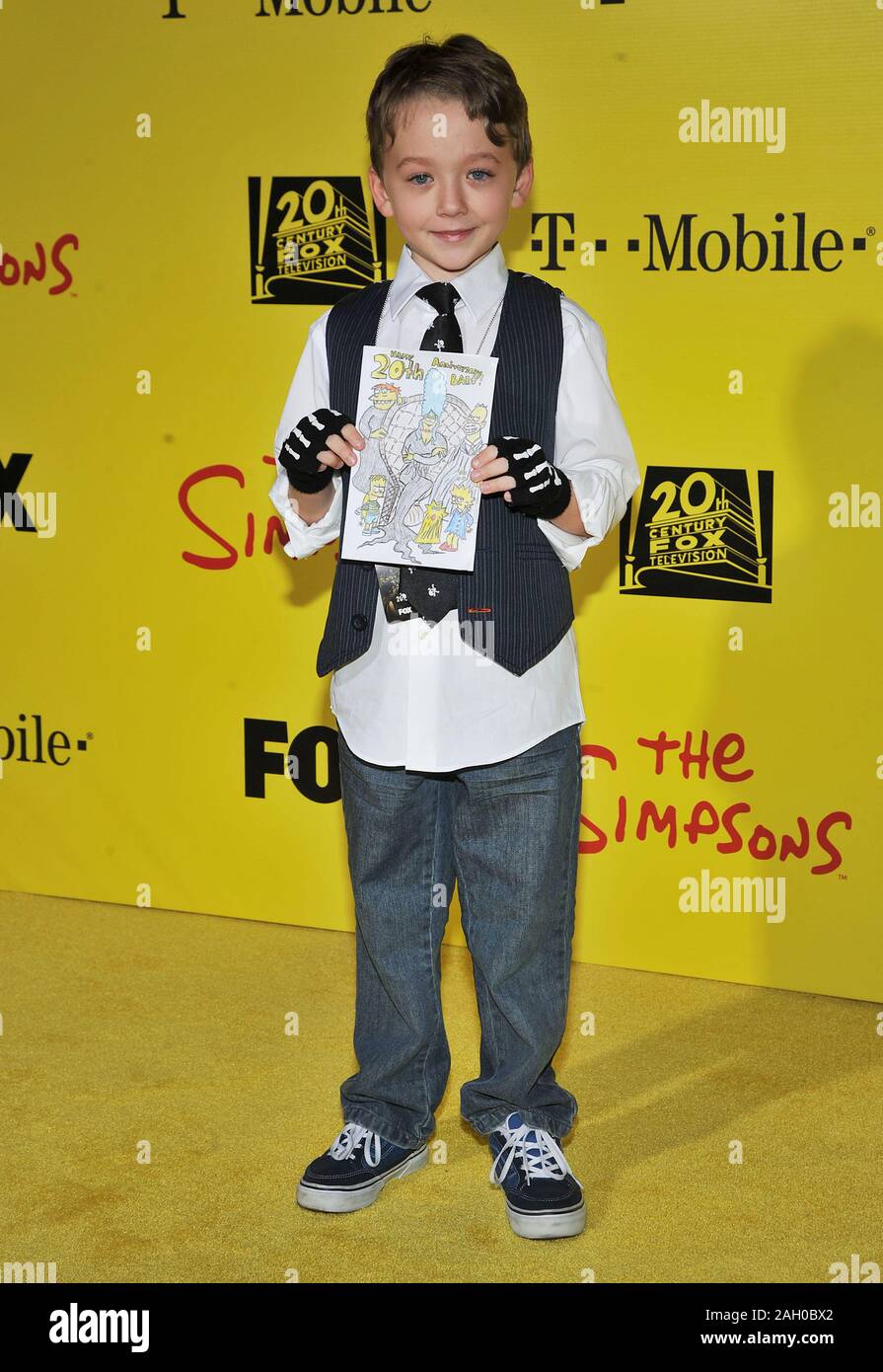 Benjamin Stockham - 20th ann. Party The Simpsons at the Barker Hanger ...