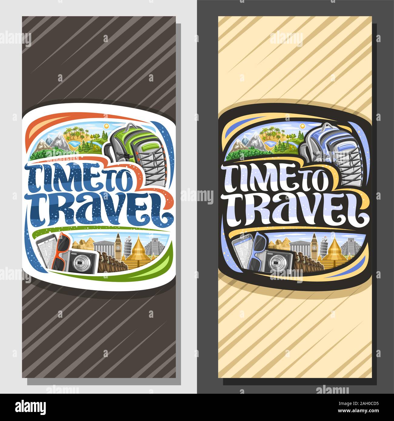 Travel agency promo Stock Vector Images - Alamy