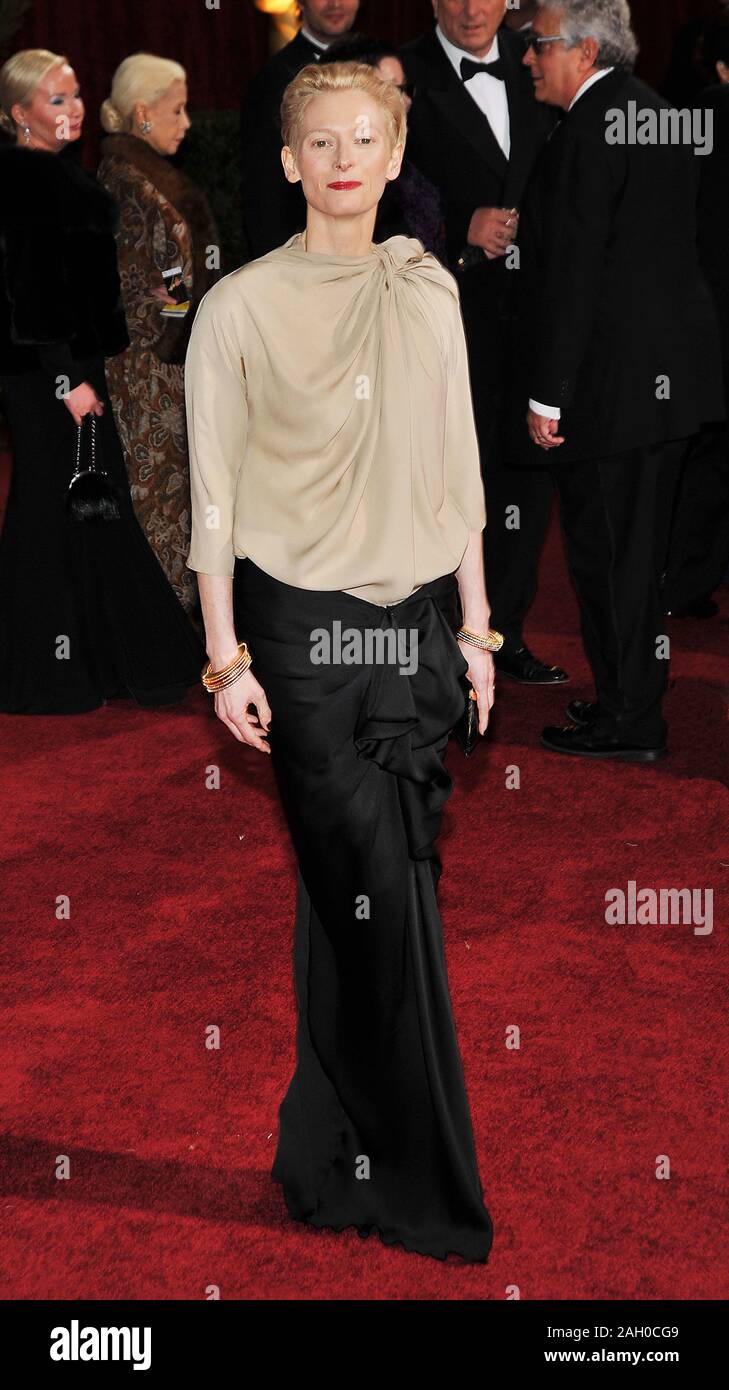 Tilda Swinton- 81th Oscars Awards at the Kodak Theatre In Los Angeles ...