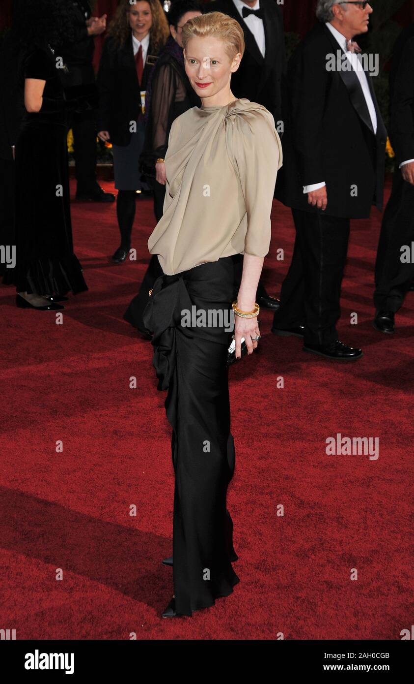 Tilda Swinton- 81th Oscars Awards at the Kodak Theatre In Los Angeles ...