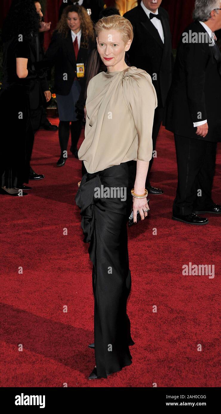 Tilda Swinton- 81th Oscars Awards at the Kodak Theatre In Los Angeles ...