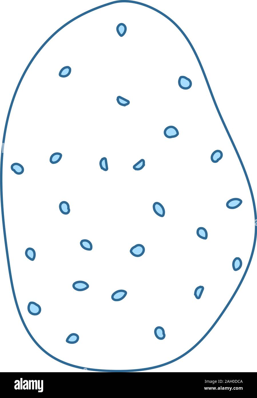 Blue potato Stock Vector Images - Alamy