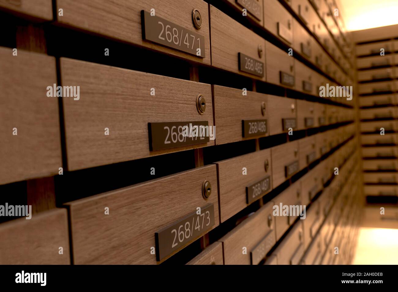Lockers at entrance hi-res stock photography and images - Alamy