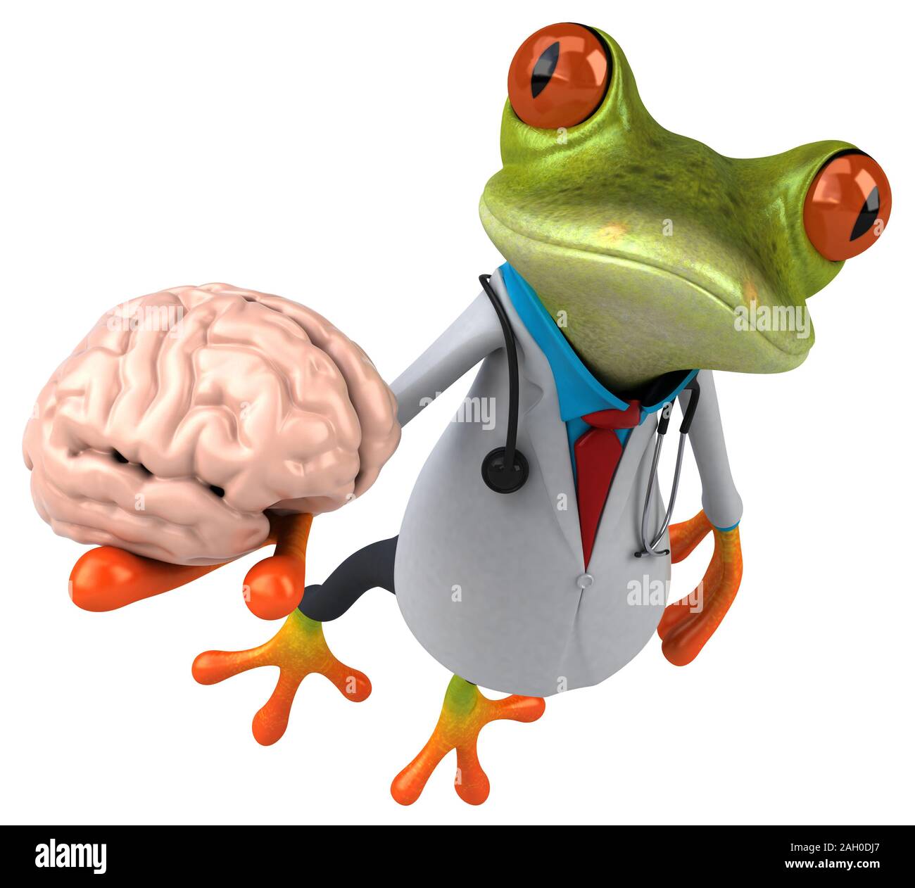 Frog doctor - 3D Illustration Stock Photo - Alamy