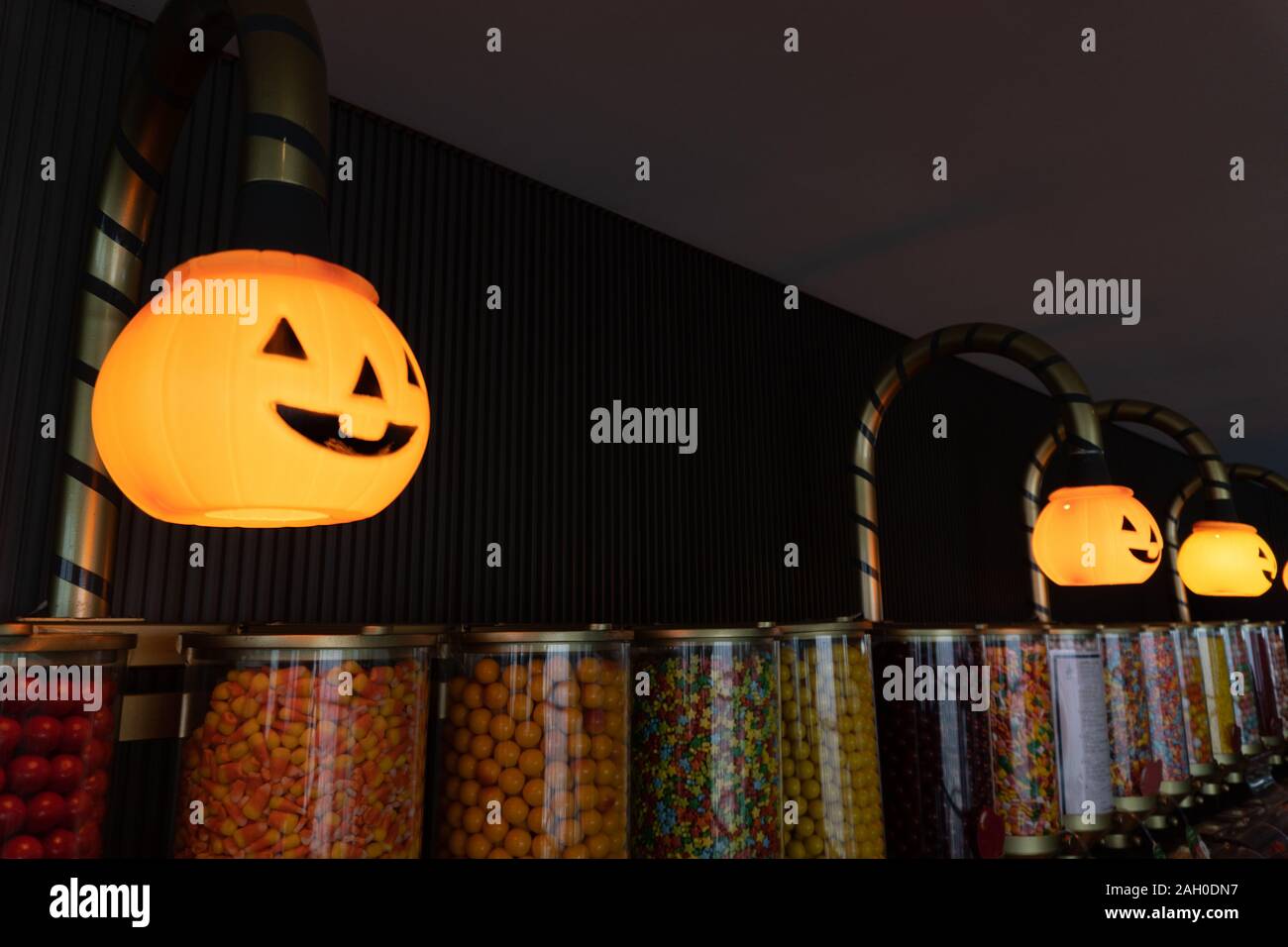 Candy halloween shop Stock Photo - Alamy