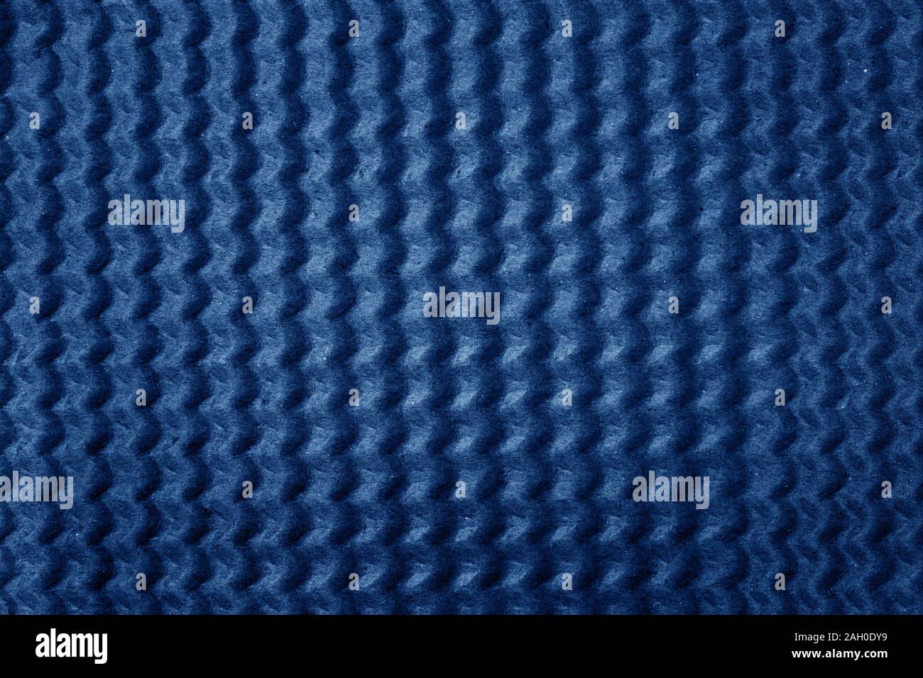 Texture of blue corrugated surface. Trendy blue background Stock Photo ...