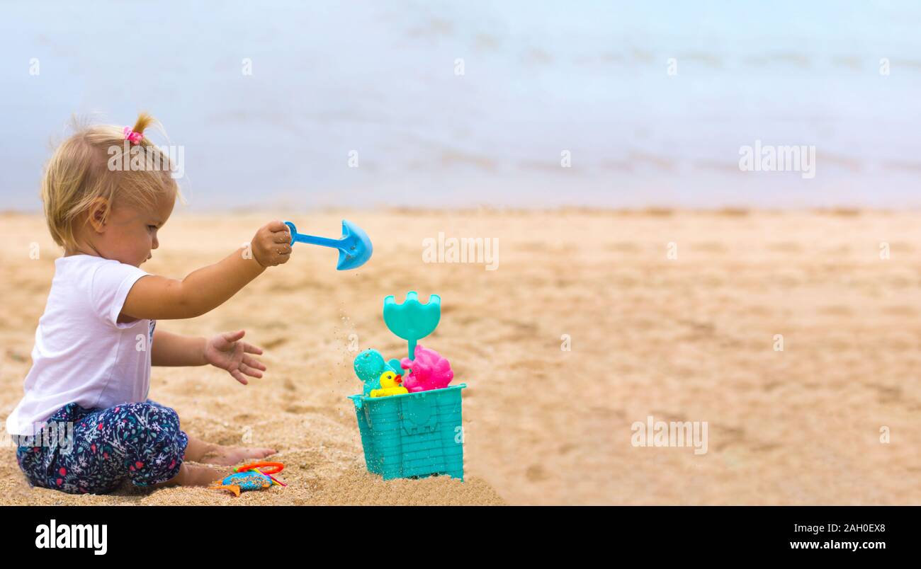 Ocean beach sand beach day beach fun sandbox of joy hi-res stock ...