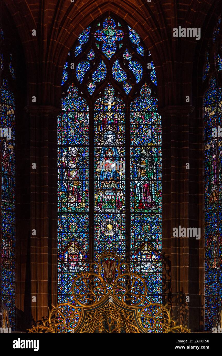 LIVERPOOL, ENGLAND, DECEMBER 27, 2018: The Lady Chapel in Liverpool ...