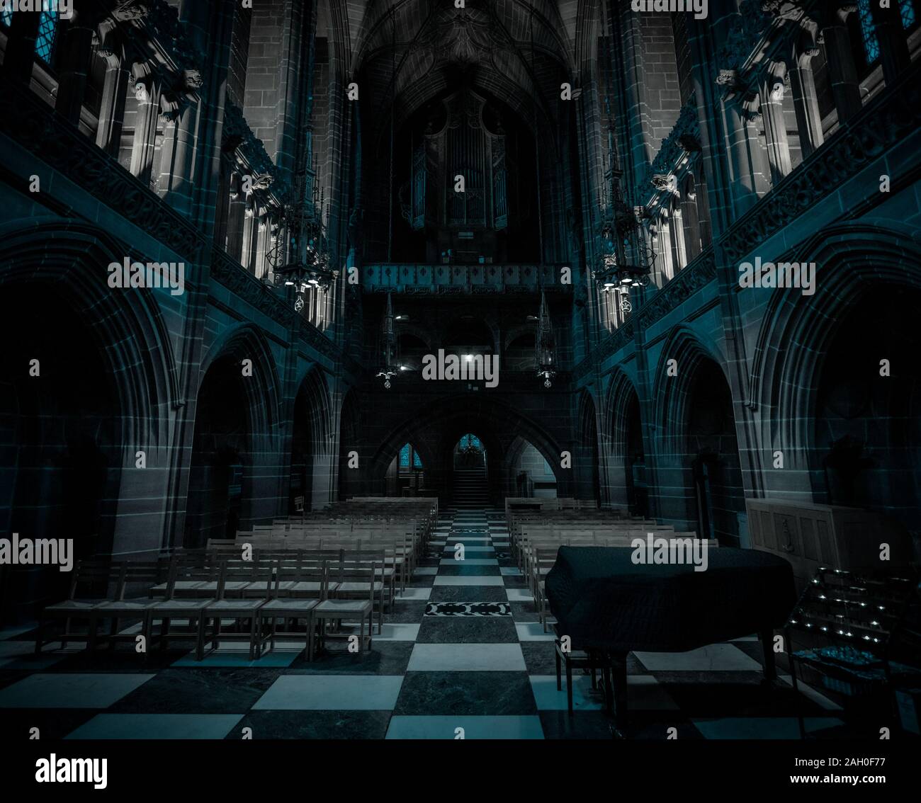 LIVERPOOL, ENGLAND, DECEMBER 27, 2018: The Lady Chapel in Liverpool ...